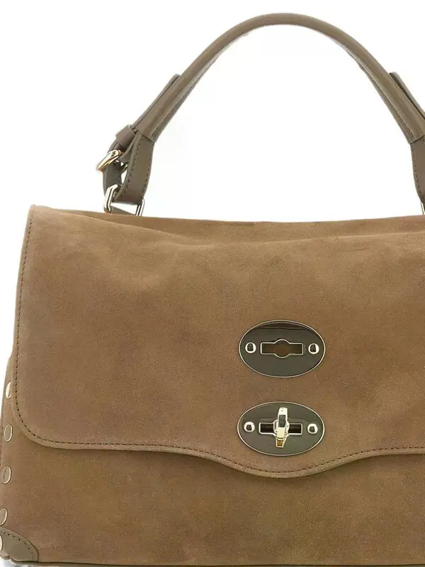 ZANELLATO Postina Zashmere Stud-embellished Tote Bag - Brown