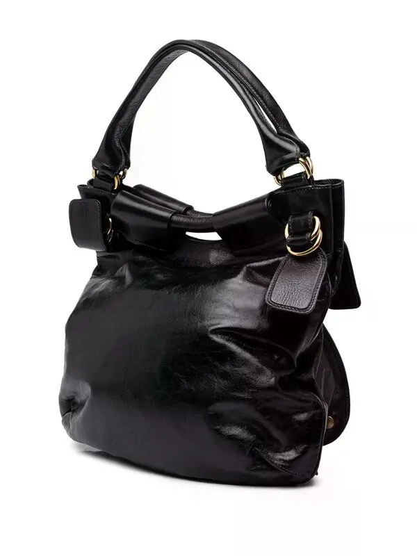 Chloé 2000-2010 Large Leather Bay Shoulder Bag