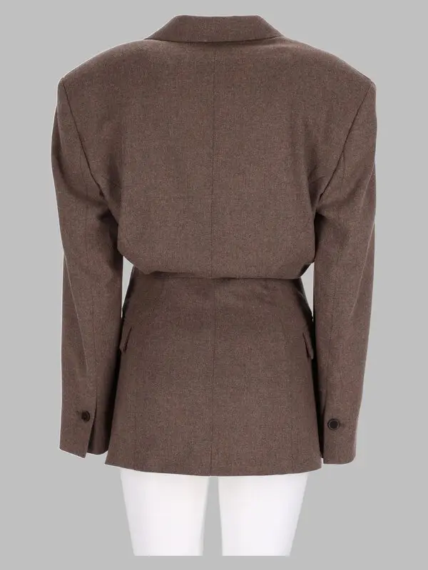 ALYSI Blazer Sagomato In Flanella