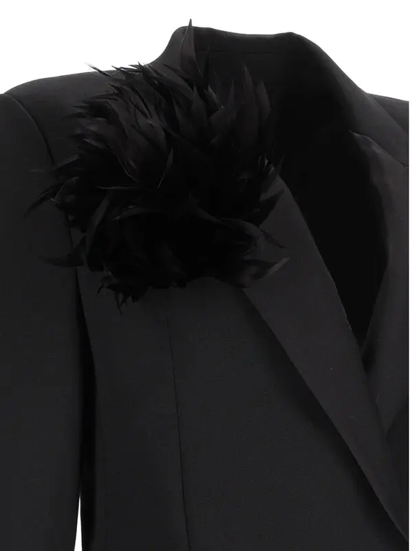 Michael Kors Blazer Con Piume Applicate