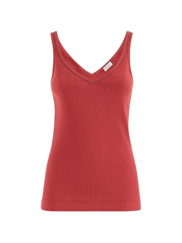 Brunello Cucinelli Cotton Tank Top