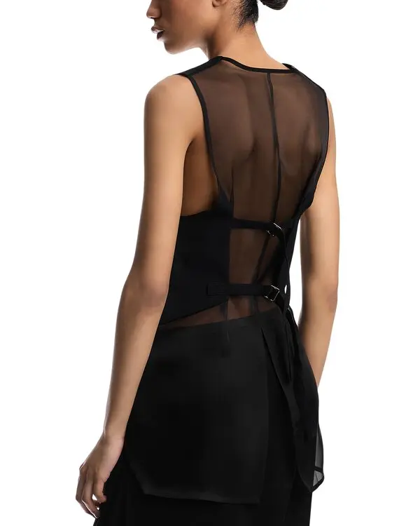 Emporio Armani Mixed Media Vest
