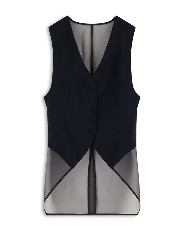 Emporio Armani Mixed Media Vest