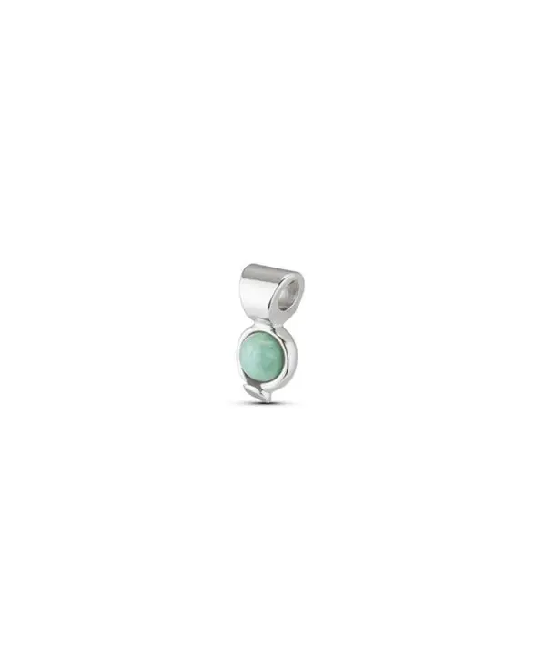 UNODE50 Sterling And Amazonite Stone Charm