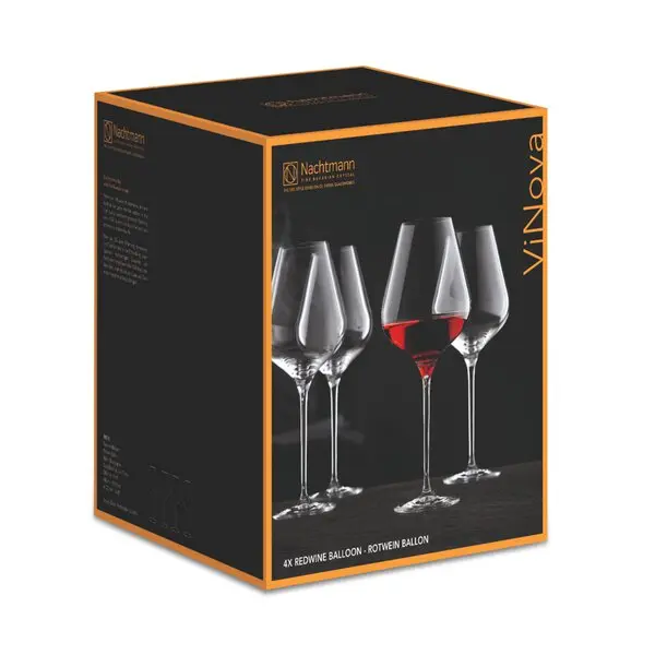 NACHTMANN Vinova Red Wine Balloon Glass, Set Of 4
