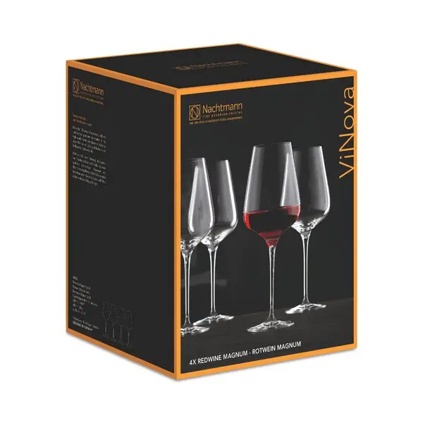 NACHTMANN Vinova Red Wine Magnum Glass, Set Of 4