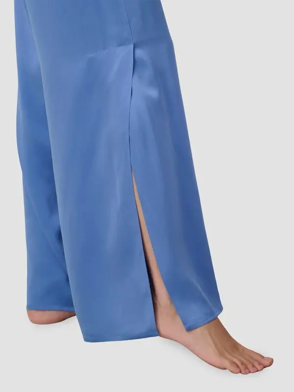 Lunya Washable Silk Tie Front Pant Set