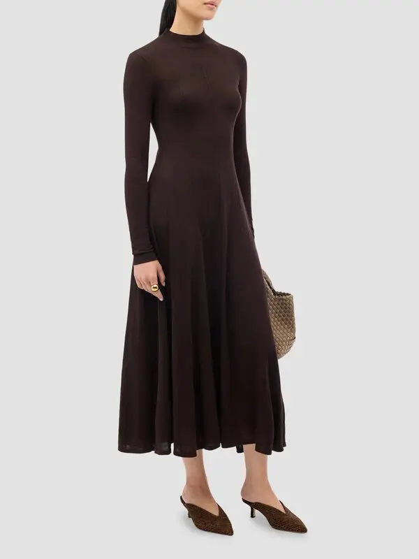 NAGHEDI Strada Suede Kitten Heel Mules