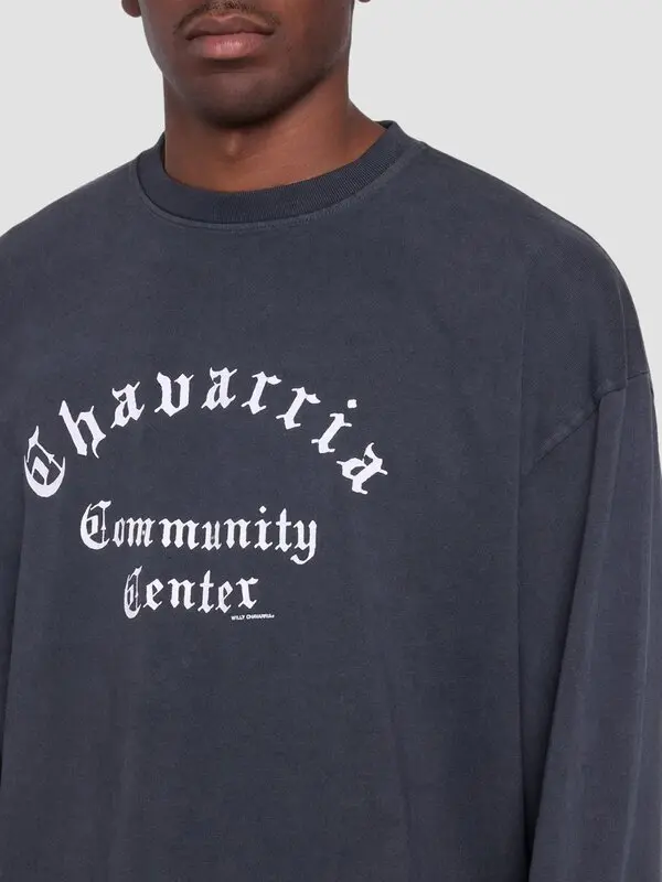 WILLY CHAVARRIA Community Center Buffalo Long-sleeve T-shirt