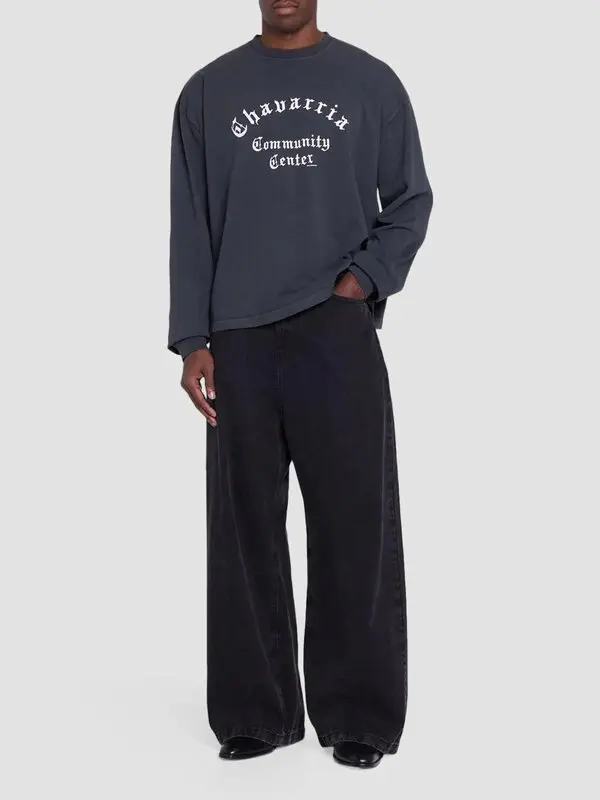 WILLY CHAVARRIA Community Center Buffalo Long-sleeve T-shirt
