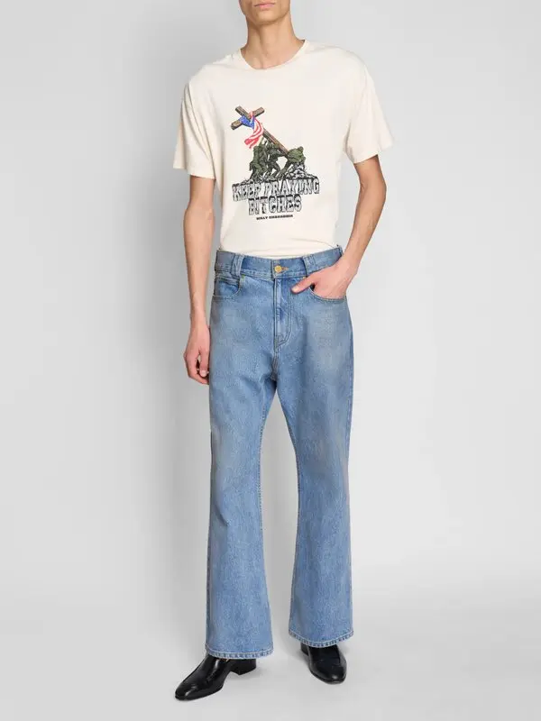 WILLY CHAVARRIA Rigid Classic Flared Jeans