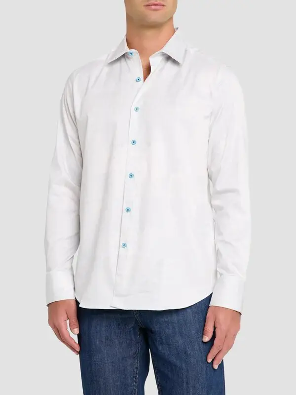 Robert Graham Ferris Metallic Embroidered Shirt