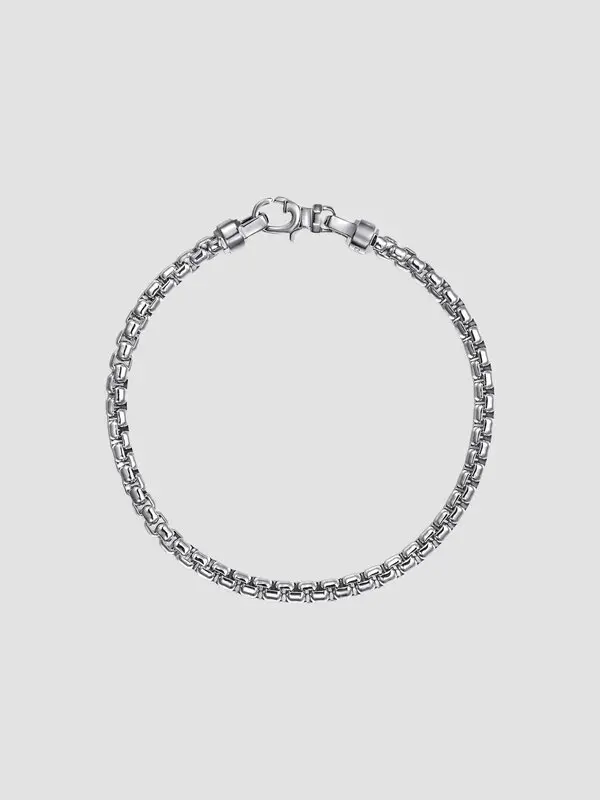 GABRIEL & CO Classic Sterling Box Chain Bracelet