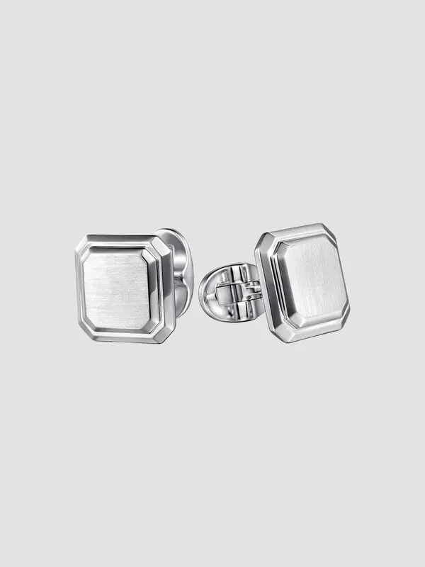 GABRIEL & CO Contemporary Sterling Octagon Cufflinks