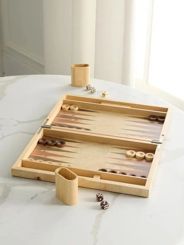 TIZO Burlwood Backgammon Set