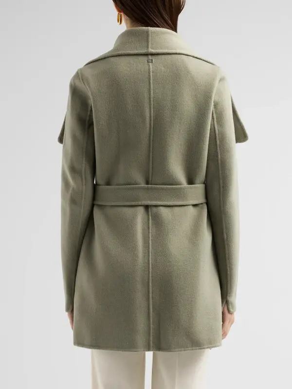 Soia & Kyo Bridgette Double-faced Wool Wrap Coat