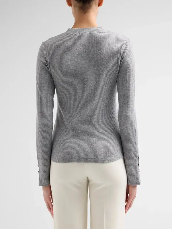 Barefoot Dreams Cozy Dreams Sleep Henley Top - He Gray