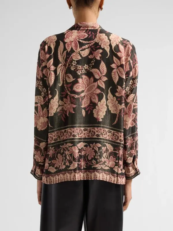 Johnny Was The Audrey Print Button-front Shirt