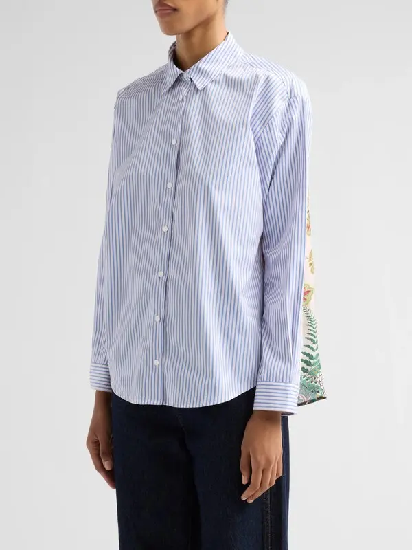 Johnny Was Classic Button-front Shirt