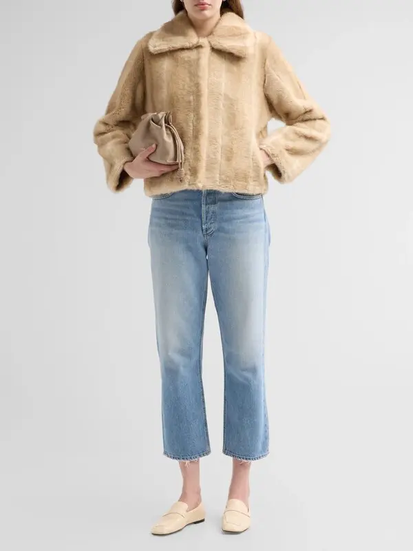 Apparis Elis Shaved Faux-mink Fur Coat