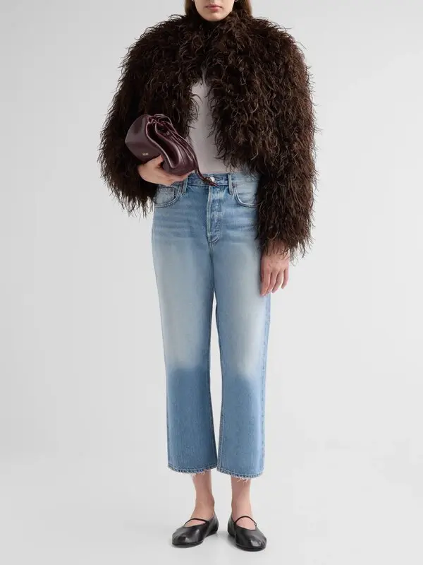 Apparis Ginette Faux-mongolian Fur Short Jacket