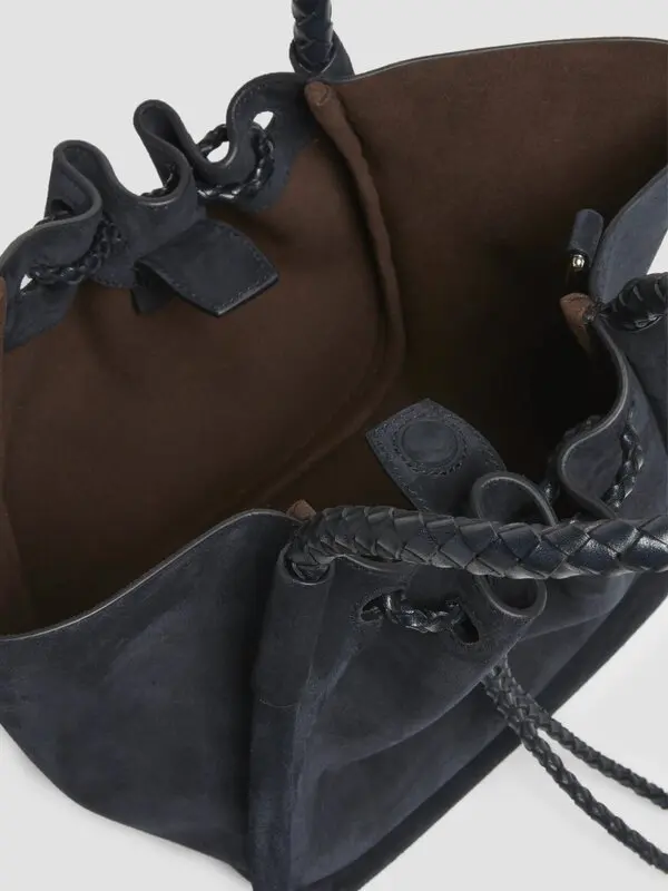 Proenza Schouler Small Suede Ruched Tote Bag