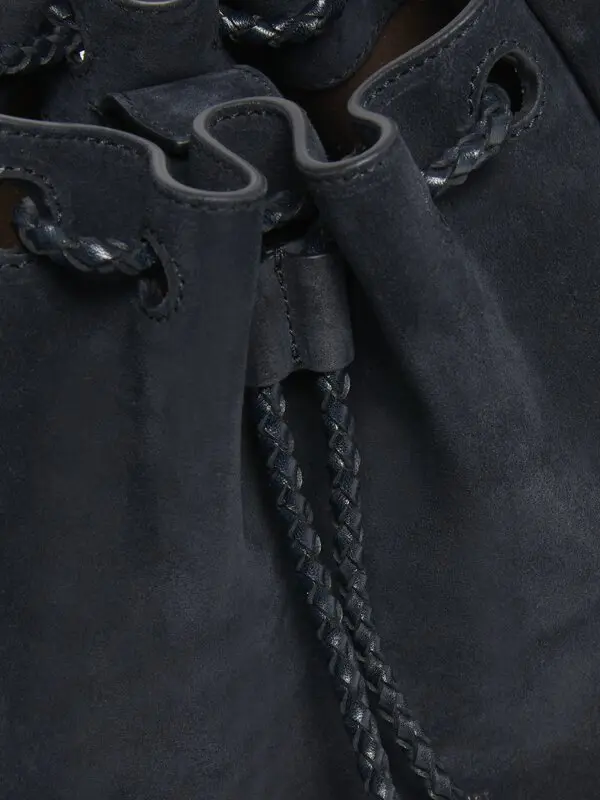 Proenza Schouler Small Suede Ruched Tote Bag