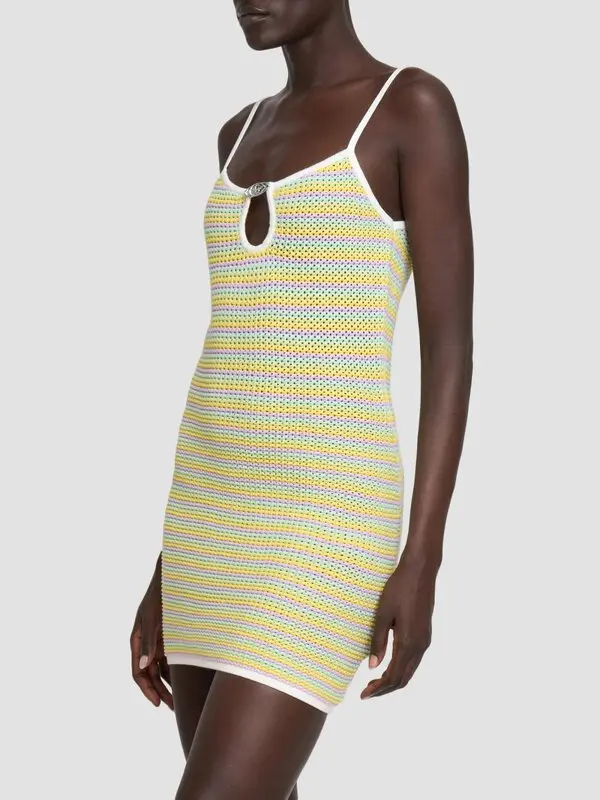 Casablanca Bourgeois Stripe Mini Dress