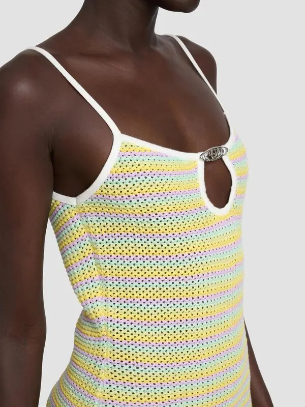 Casablanca Bourgeois Stripe Mini Dress