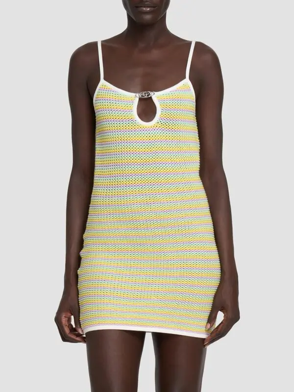 Casablanca Bourgeois Stripe Mini Dress