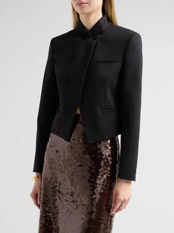 Tanya Taylor Julie Stretch-wool Blazer
