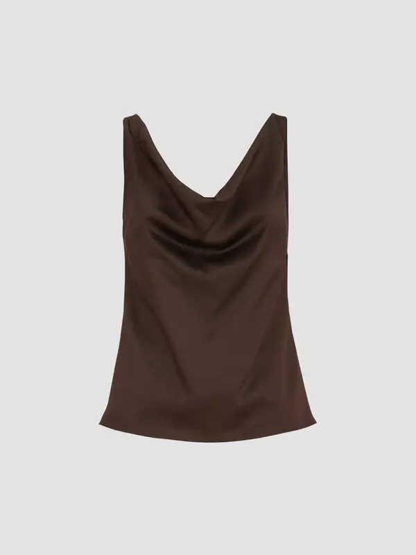 Brunello Cucinelli Silk Satin Top