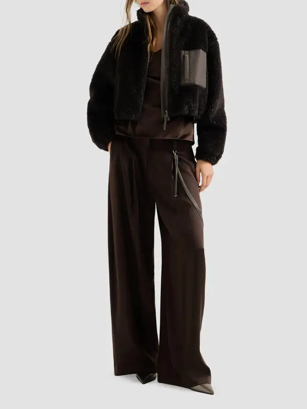 Brunello Cucinelli Silk Satin Top