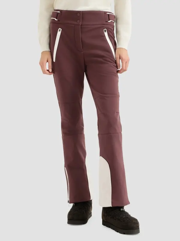Brunello Cucinelli Bonded Techno Fabric Mountain Trousers - Cherry