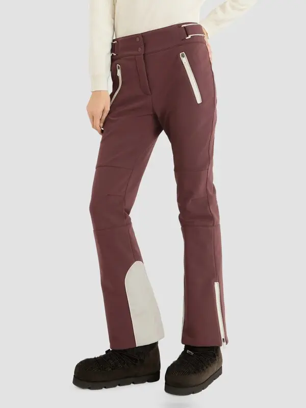 Brunello Cucinelli Bonded Techno Fabric Mountain Trousers - Cherry
