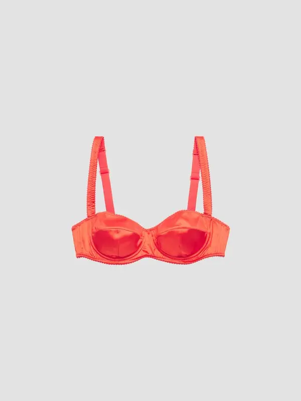Dolce & Gabbana Maiolica Arancione Semi-pad Bra - Arancio