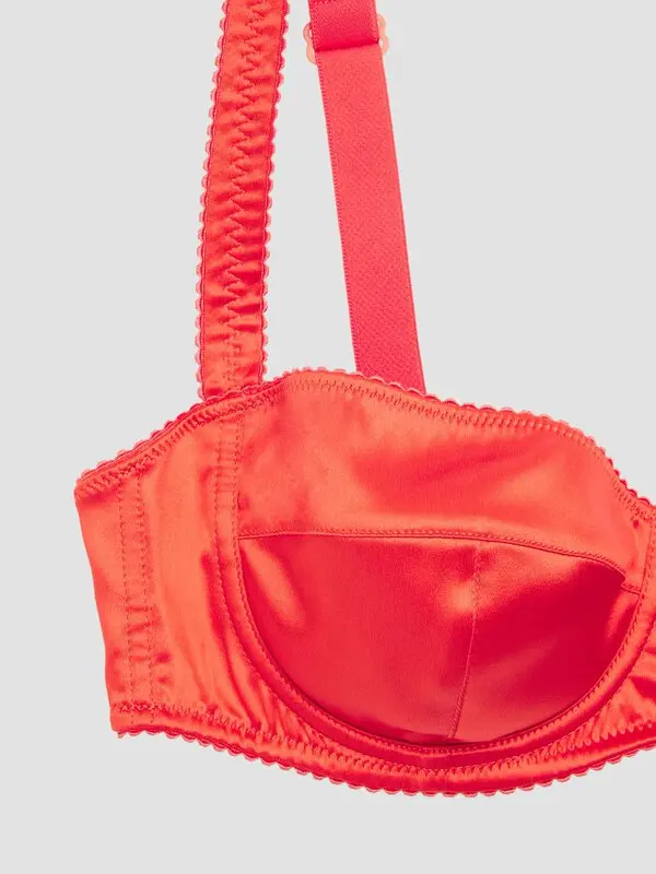 Dolce & Gabbana Maiolica Arancione Semi-pad Bra
