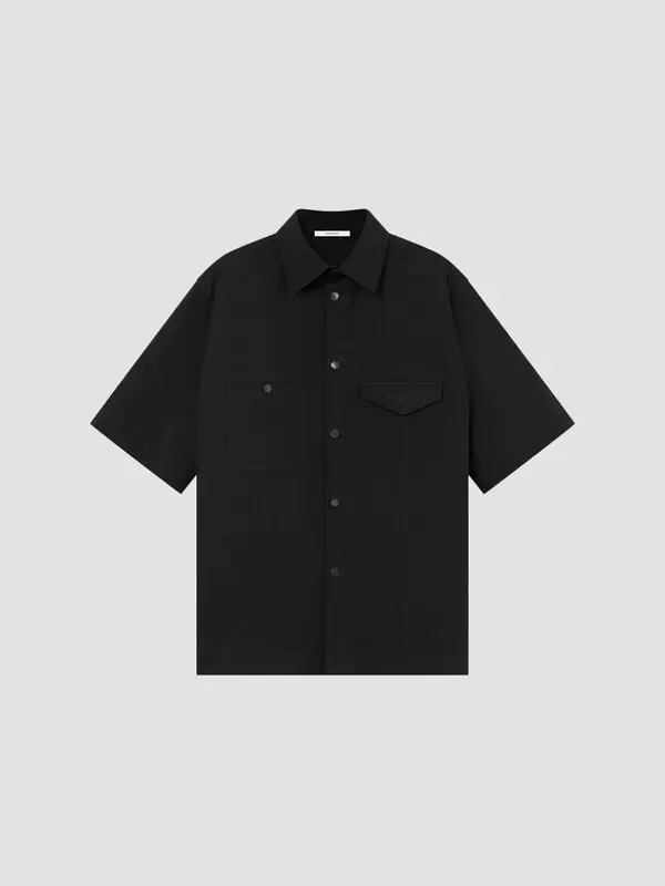 Givenchy Couture Seam Shirt In Cotton - Black
