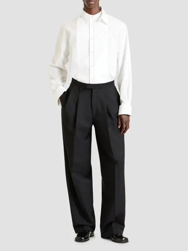 Givenchy Shirt In Poplin With Detachable Collar And Plaston