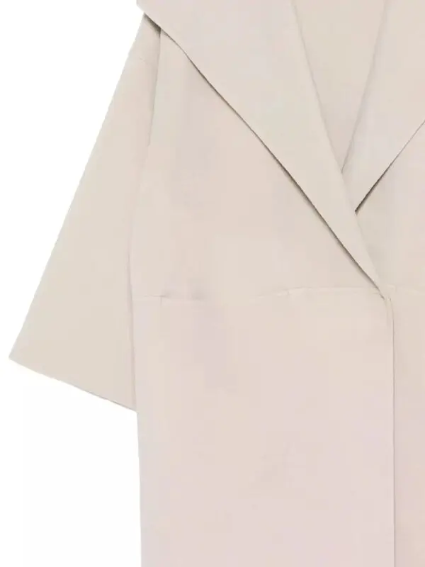 HEVO Oversized-lapel Wool Coat