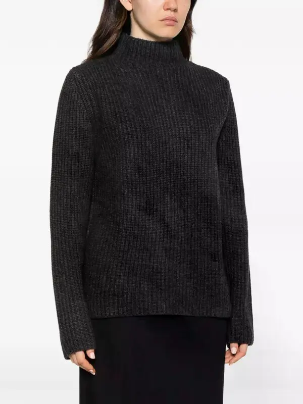 UNIVERSEL Ribbed-knit High-neck Sweater