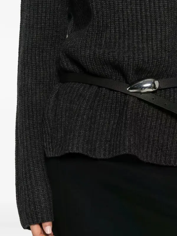 UNIVERSEL Ribbed-knit High-neck Sweater