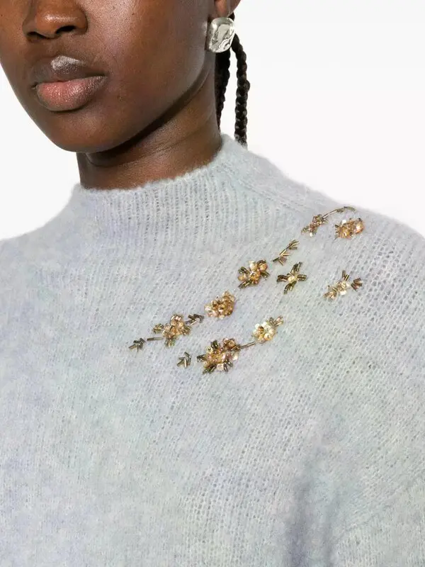 FORTE_FORTE Bead-embellished Sweater