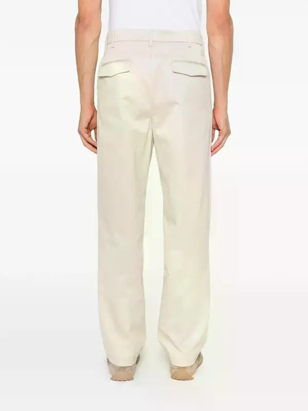 MY MYTHS Pleated Cotton Trousers