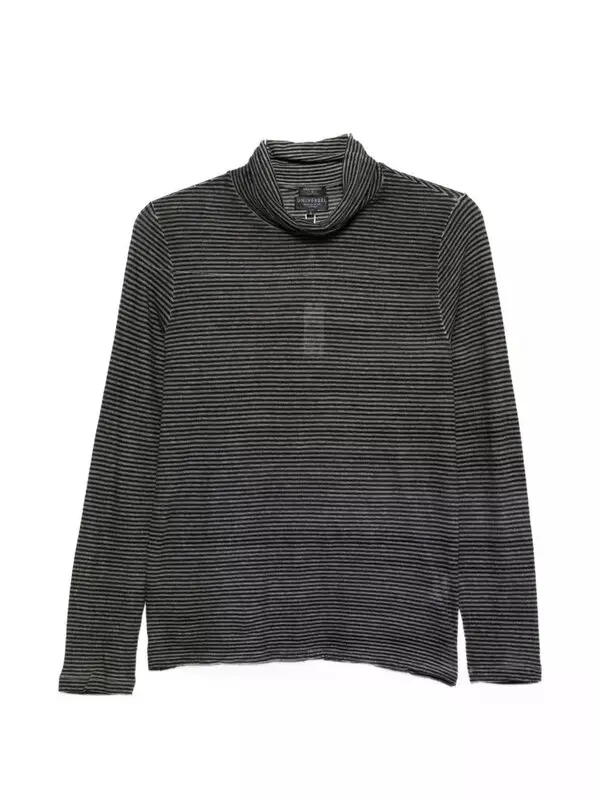UNIVERSEL Striped High-neck T-shirt