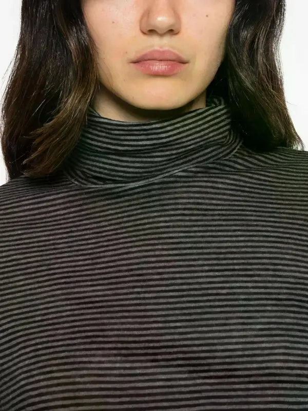 UNIVERSEL Striped High-neck T-shirt