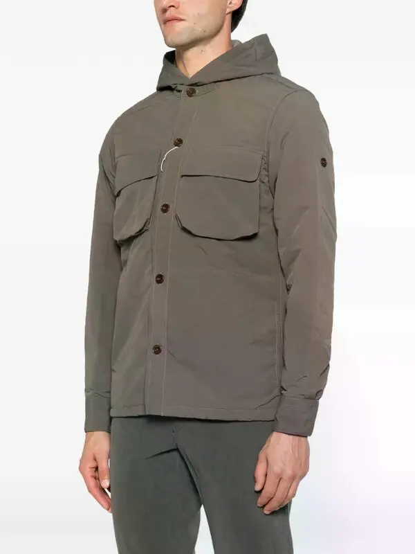 KOIKE BARCELONA Hooded Shirt Jacket