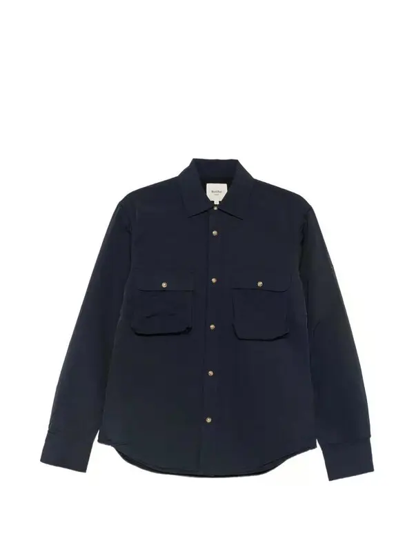 KOIKE BARCELONA Patch-pocket Snap-fastening Shirt Jacket
