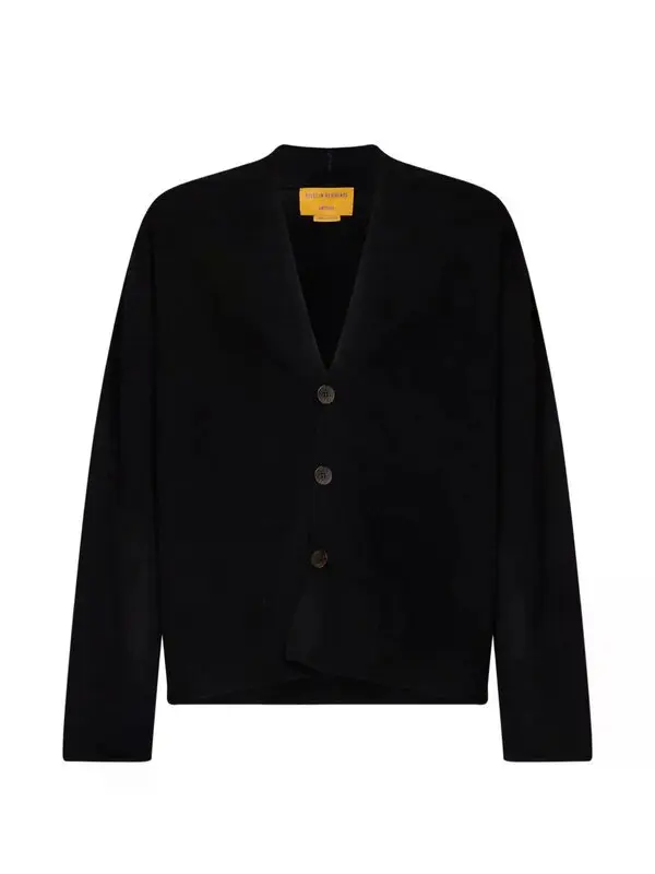 Guest In Residence Everywear V-neck Cashmere Cardigan - Black
