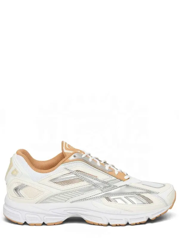 REEBOK Panelled Mini Sneaker With Front Lace-up And Chunky Rubber Sole - Argento